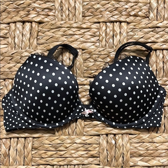 Victoria's Secret | Intimates & Sleepwear | Vs Very Sexy Black Polka ...